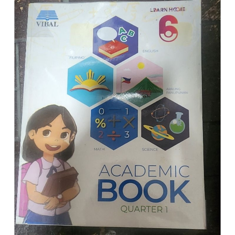 Academic Book Math English Araling Panlipunan Filipino Science Grade 6 ...