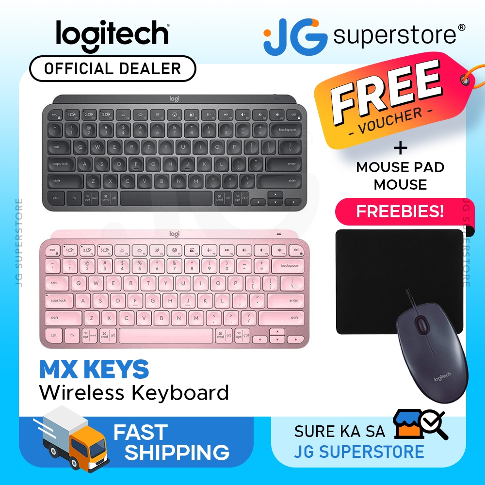Logitech MX Keys Mini Minimalist Wireless Keyboard, Emoji Keys, Type C ...