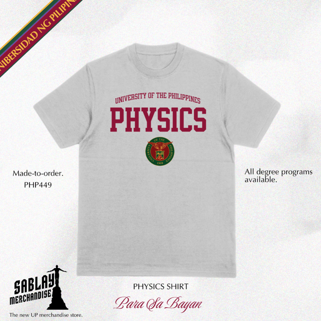 SABLAY | Physics Shirt | University of the Philippines | Shopee Philippines