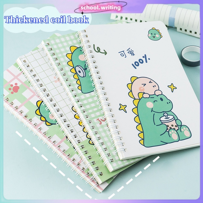 A5 Cute Spiral Notebook 30/60 Sheets Cartoon Ins Coil Notepad School ...
