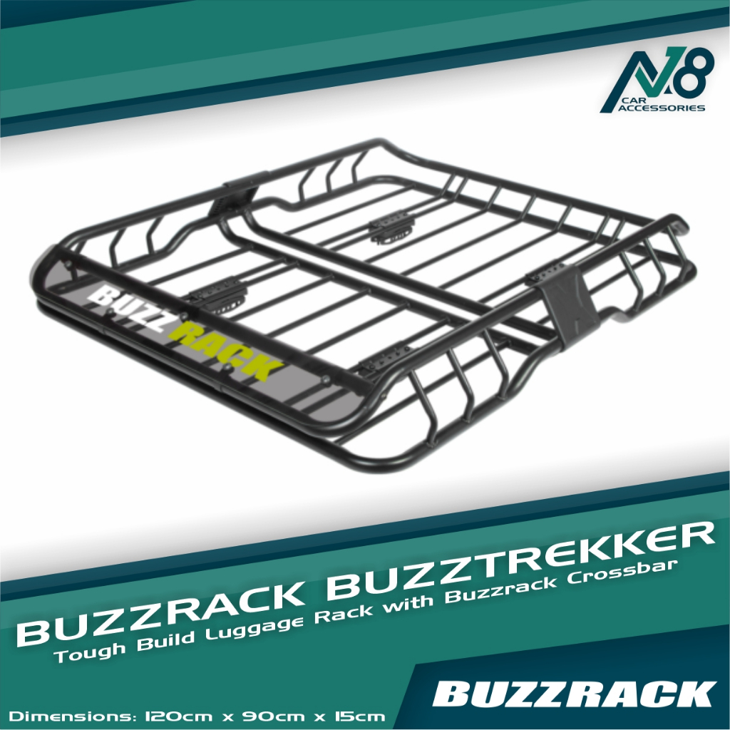 Buzzrack Buzztrekker Luggage Rack Carrier 120cm x 90cm x 15cm Genuine | Shopee Philippines