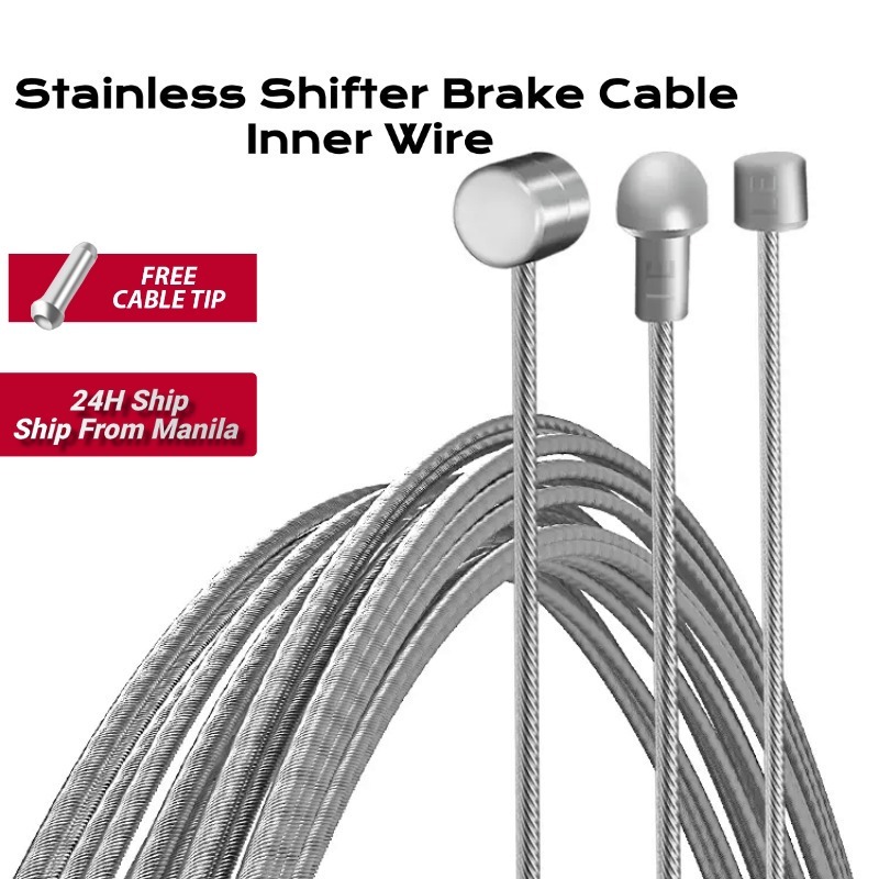 Stainless Shifter Brake Cable Inner Wire Front Rear for Road Bicycle ...
