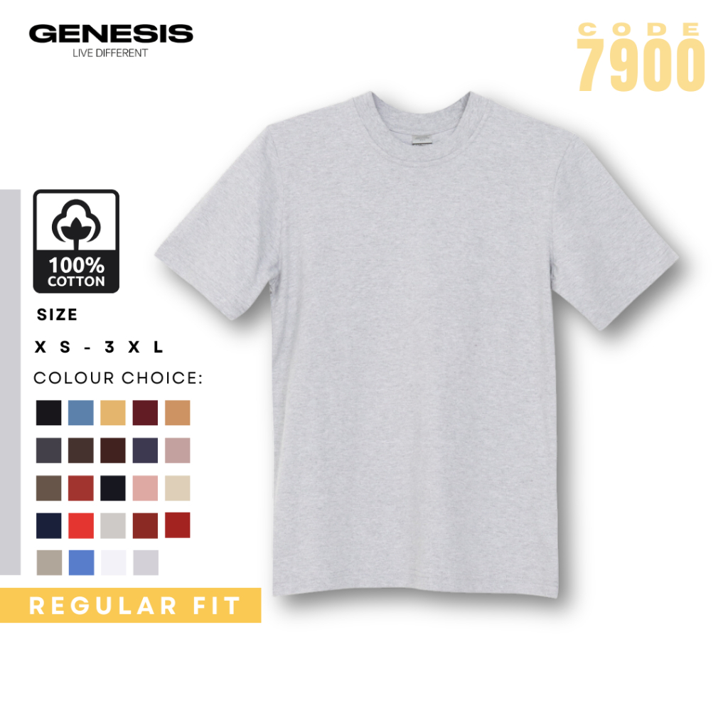 Genesis Clothing Co- (SPORTS GRAY) #7900 Unisex Heavy Premium Cotton ...