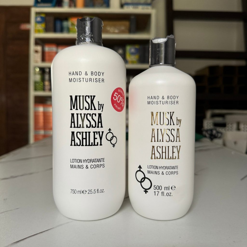 Musk by Alyssa Ashley Lotion 500ml / 750mL - Hand and Body Moisturizer ...