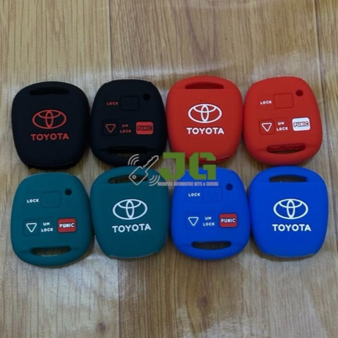 JG Toyota FJ Cruiser Carbon Fiber Silicone Car Key Remote Cover 1 piece ...
