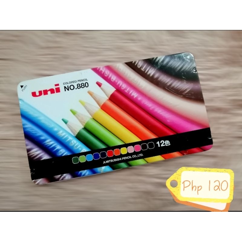 Uni Coloring Pencil set | Shopee Philippines