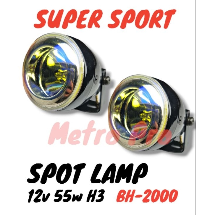 Super Sport Halogen Spot Lamp 12v 55w H3 BH-2000 | Shopee Philippines