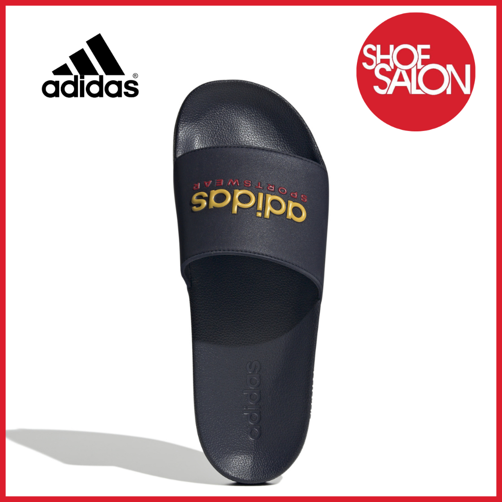 SHOE SALON Adidas Adilette Shower Unisex Slide Legend Ink/Bold Gold ...