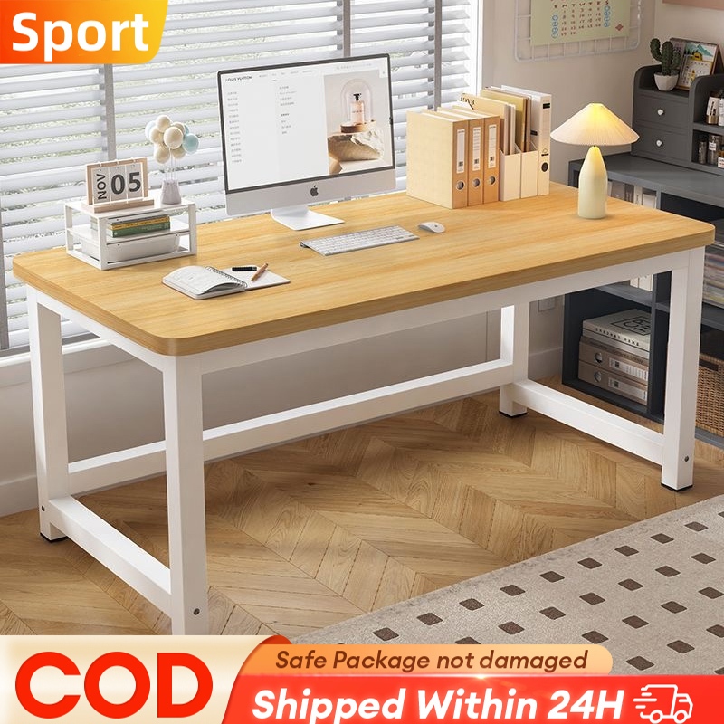 ⭐Ready Stock⭐Office Table Study Desk Writing Desk Computer Table Wood ...