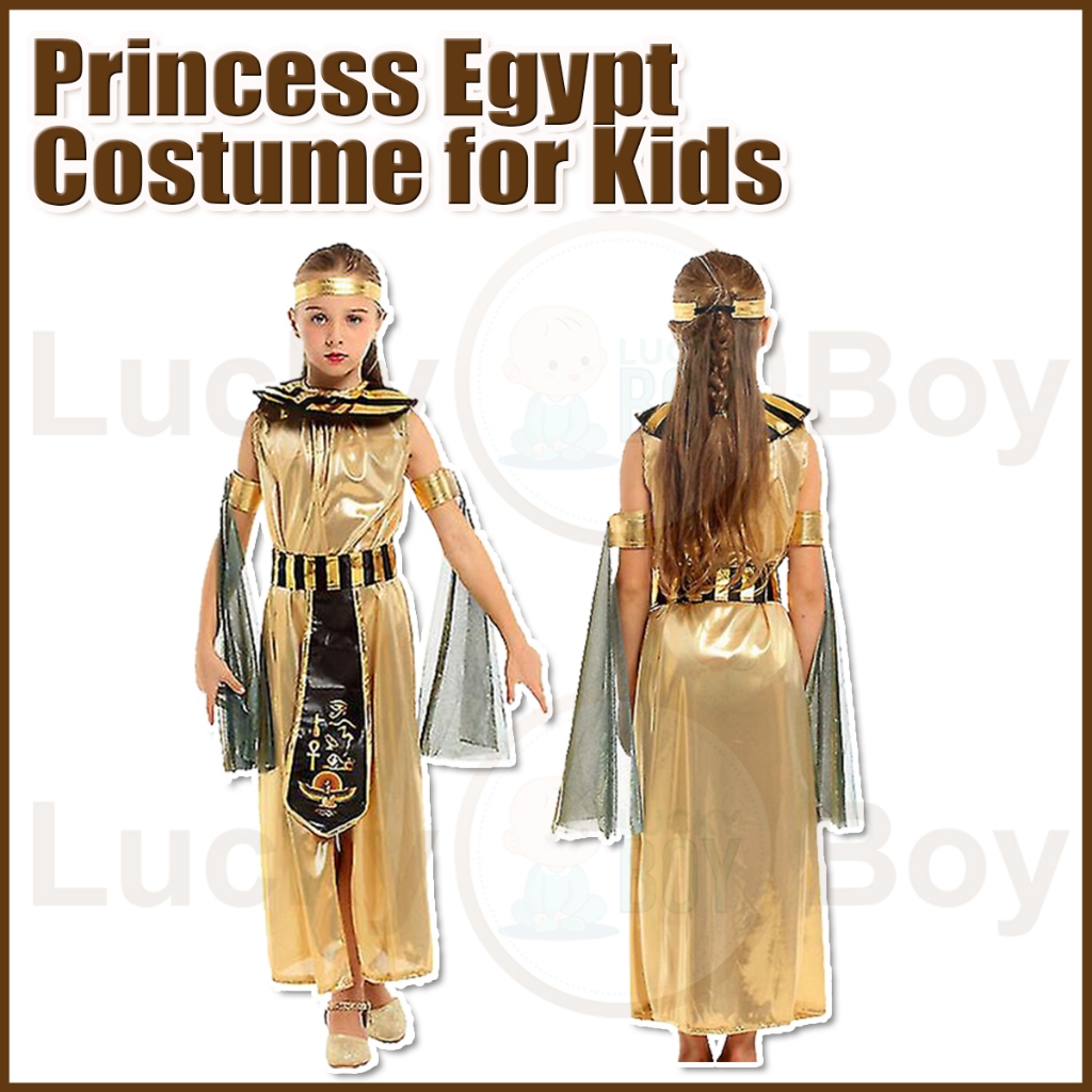 Princess Egypt Cosplay Halloween Costume for Kids | Shopee Philippines