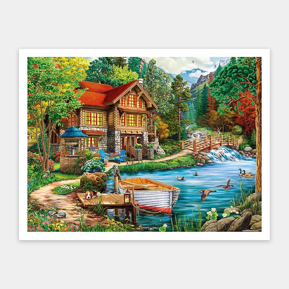 1200 PIECES JIGSAW PUZZLE - IMAGE WORLD - WEEKEND RETREAT II - H2935 ...