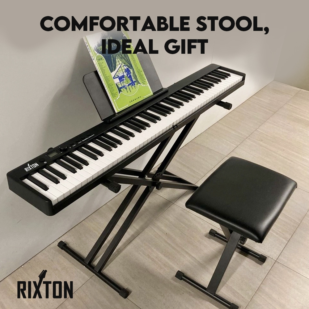RIXTON Digital 88 Keys/61 Keys Foldable Piano Electric Keyboard Full ...