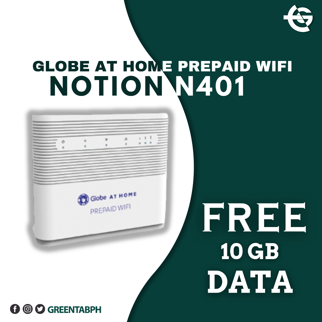 Globe at Home Prepaid WiFi with free 10gb Data - Model HT B320-923 ...