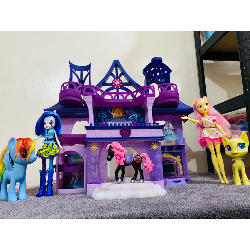 Hasbro My Little Pony Twilight Sparkle Magic Friendship School Castle ...