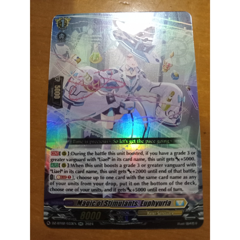 CFV Magic of Stimulants, Euphyuria RR DZ-BT02 Keter Sanctuary Cardfight Vanguard English ...