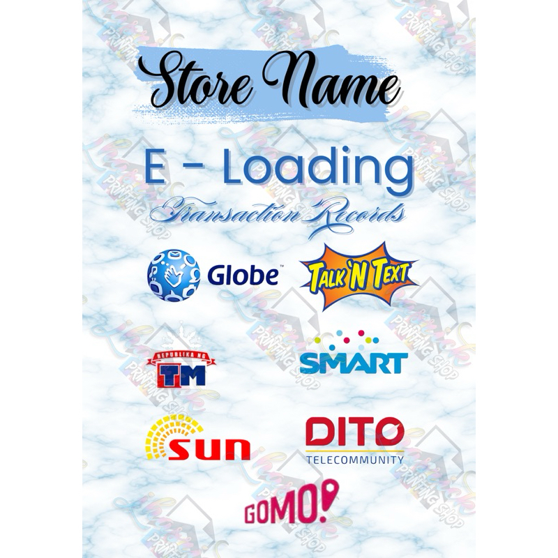 E- Loading Transaction Records | Loading Record Stapled Notebook ...