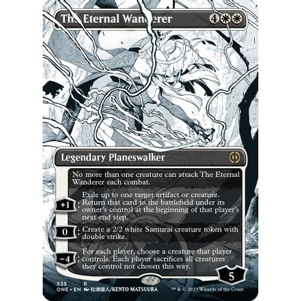 The Eternal Wanderer (Borderless) - Phyrexia: All Will Be One (ONE) MTG ...