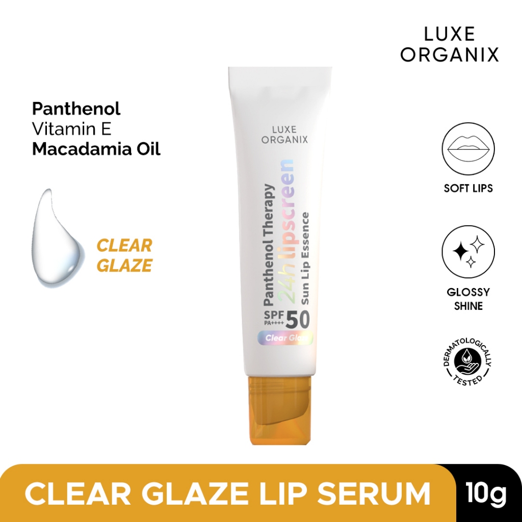Luxe Organix Panthenol Therapy 24H Lipscreen Sun Lip Essence SPF 50 PA++++ 10g | Shopee Philippines