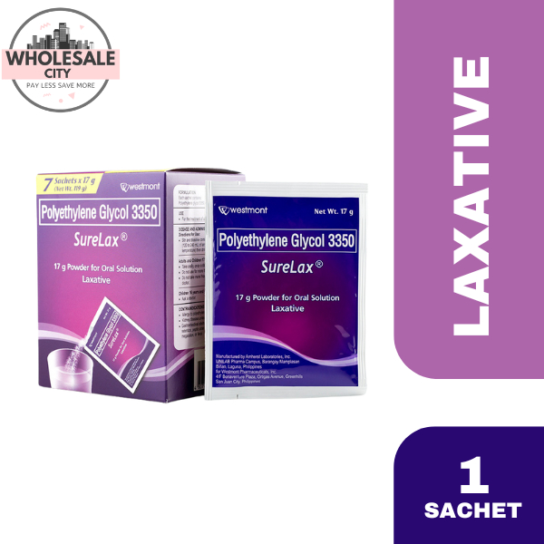 Surelax 17g Powder for Oral Solution Laxative 1 sachet | Shopee Philippines