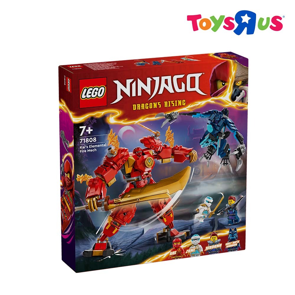 Lego NINJAGO® 71808 Dragons Rising Kai's Elemental Fire Mech, (322 ...