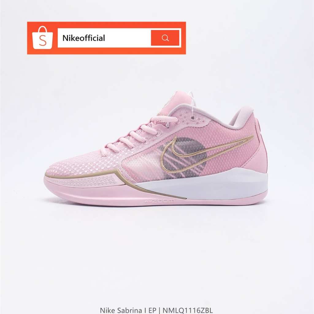 100% Original Nike Sabrina 1 WNBA Star Sabrina Lonescu Signature Pink ...