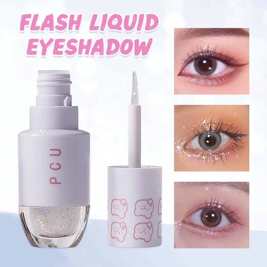 PCU4 Color Liquid Starlight Eyeshadow Beauty Quick Dry Waterproof Eye ...