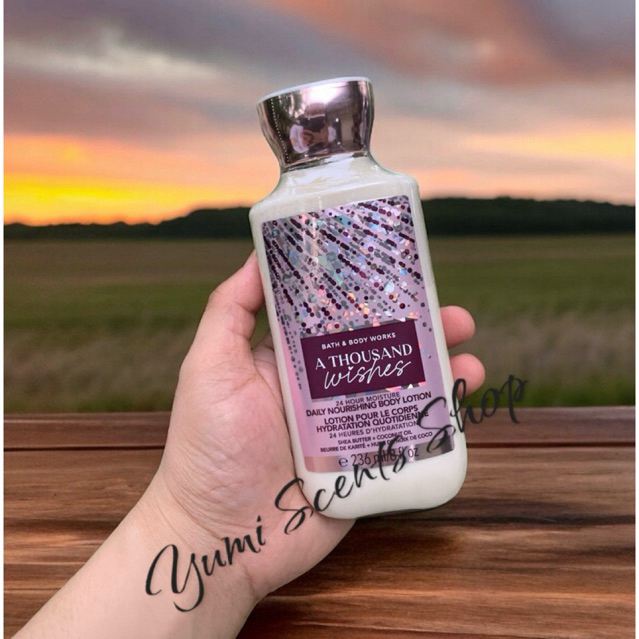 Bath Body Works A Thousand Wishes Lotion 236ml Shopee Philippines