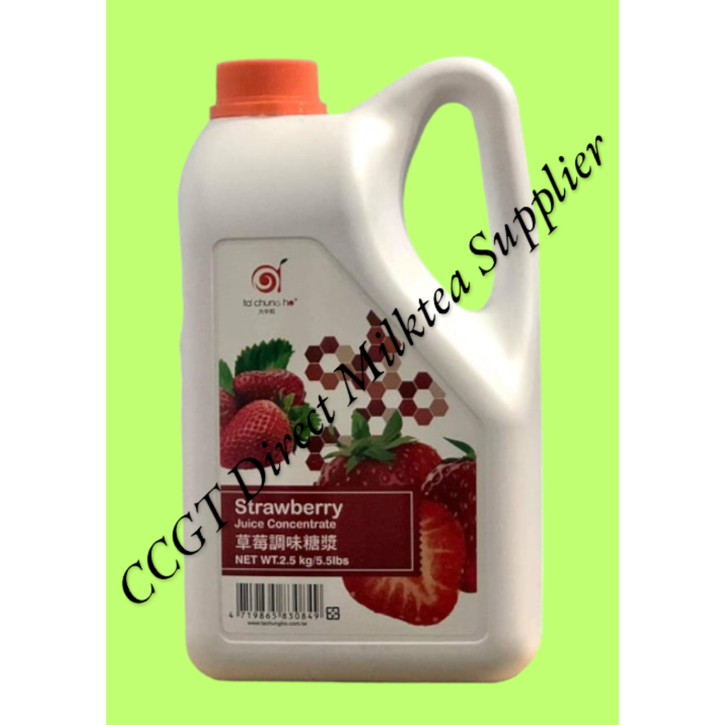 Ta Chung Ho / TCH STRAWBERRY Syrup 2.5 kg for Fruit Tea , Fruit Juice , Fruit Soda , Snow Cone ...
