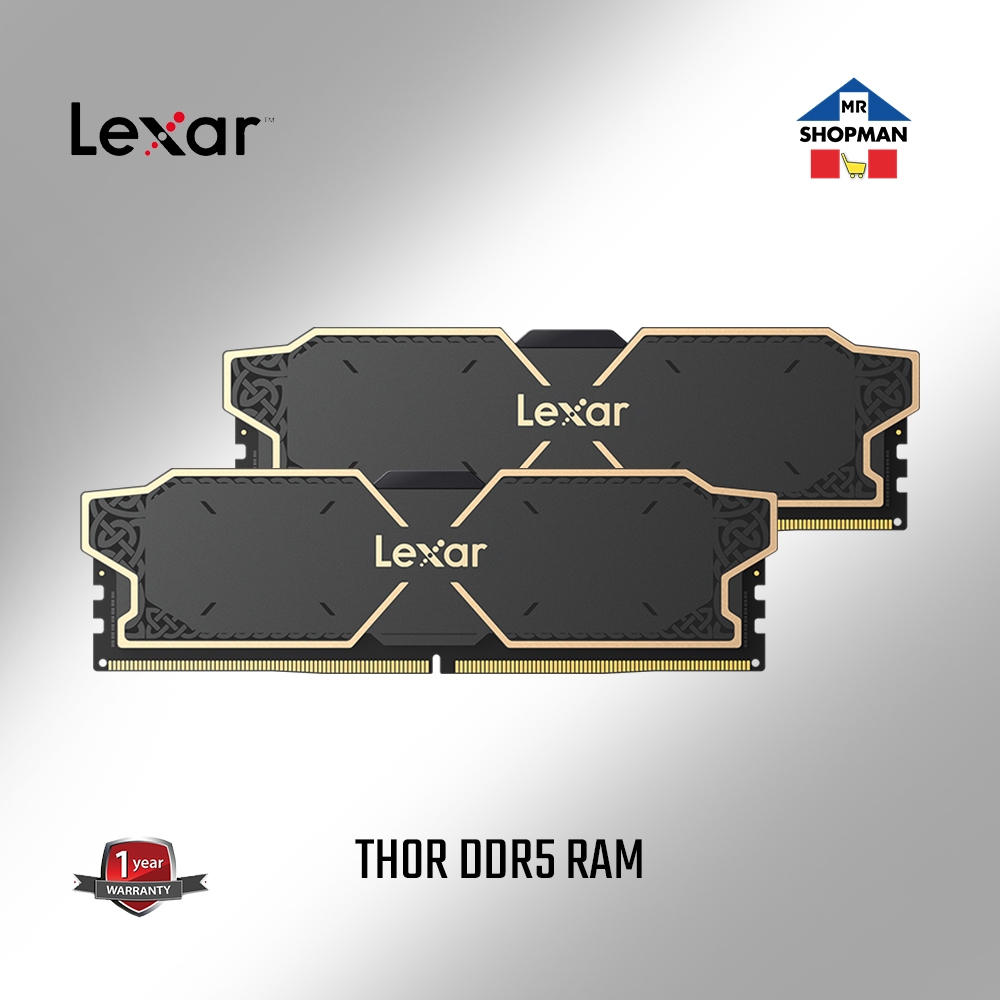 Lexar Thor OC 16Gb 2x8GB / 32GB 2x16gb DDR5 5600Mhz / 6000mhz Desktop Memory RAM | Shopee ...