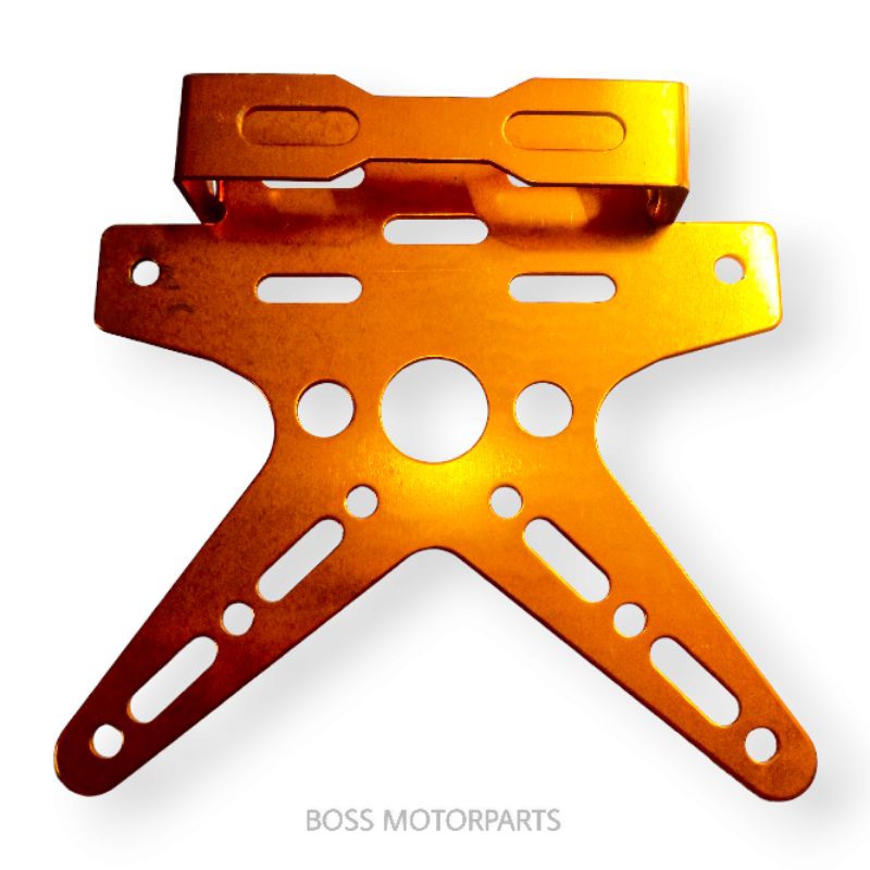 UNIVERSAL MOTORCYCLE PLATE HOLDER ALLOY | Shopee Philippines