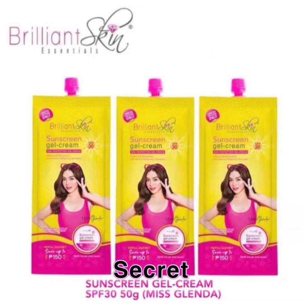 Set Of 3 Sunscreen Gel-Cream 50g Miss Glenda New Pack | Shopee Philippines