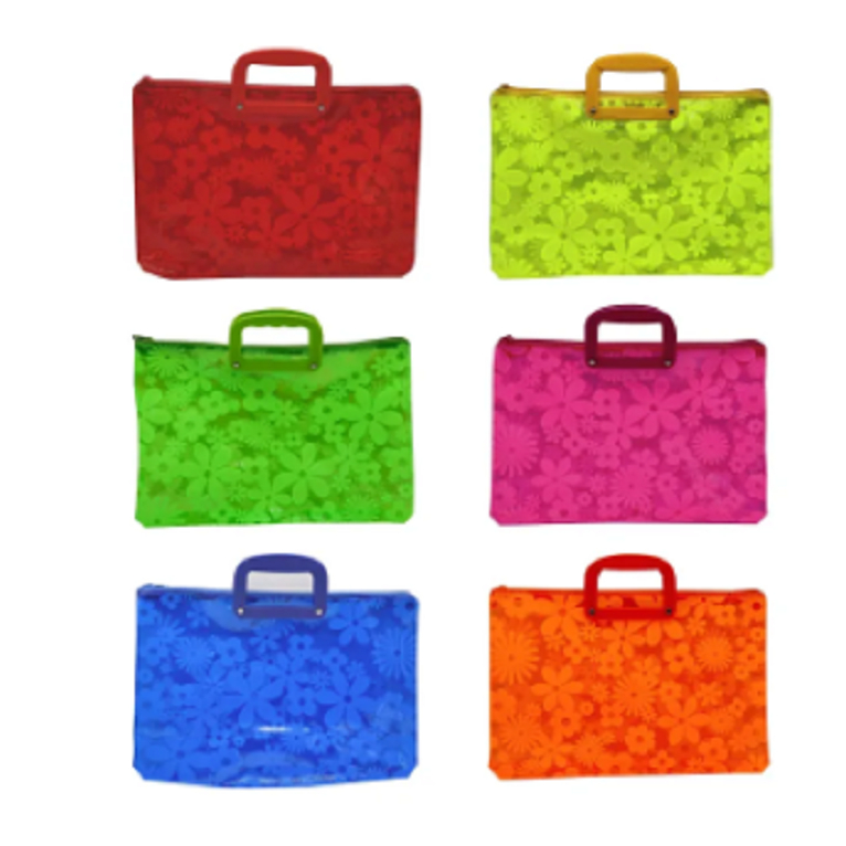 Expandable Long cute pattern colored Plastic Envelope zipper with ...