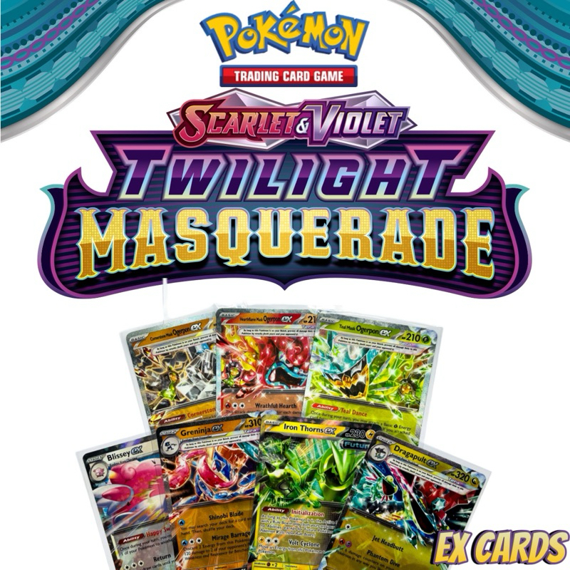 [EN] Twilight Masquerade ex Cards - Ogerpon Dragapult Ursaluna Blissey ...