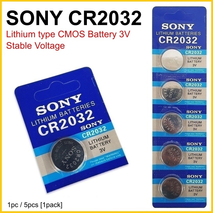 BN Sony CR2032 CMOS Battery for DVR/Desktop/MOBO | Shopee Philippines