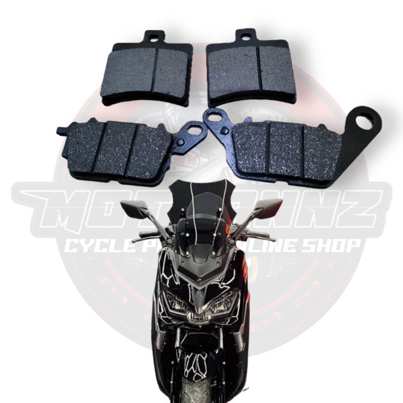 BRAKE PAD DISC PAD REAR & FRONT MOTORSTAR EASYRIDE 150Q/FI | Shopee ...