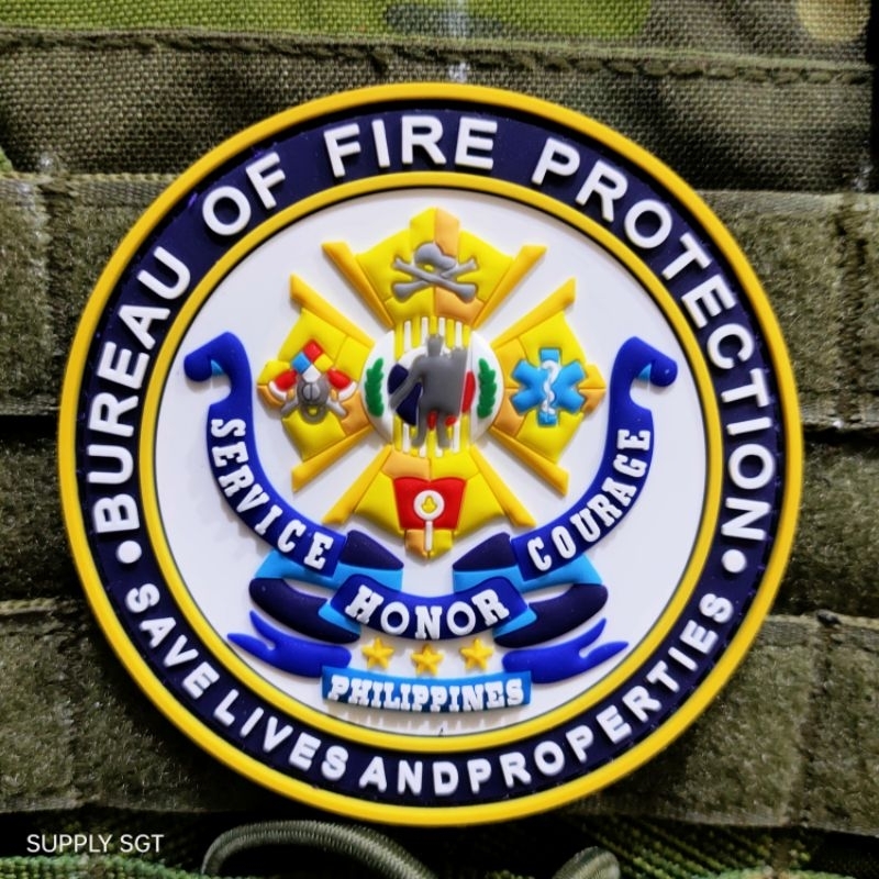 BFP RUBBERIZED PATCH PVC FOR SOUVENIR | Shopee Philippines