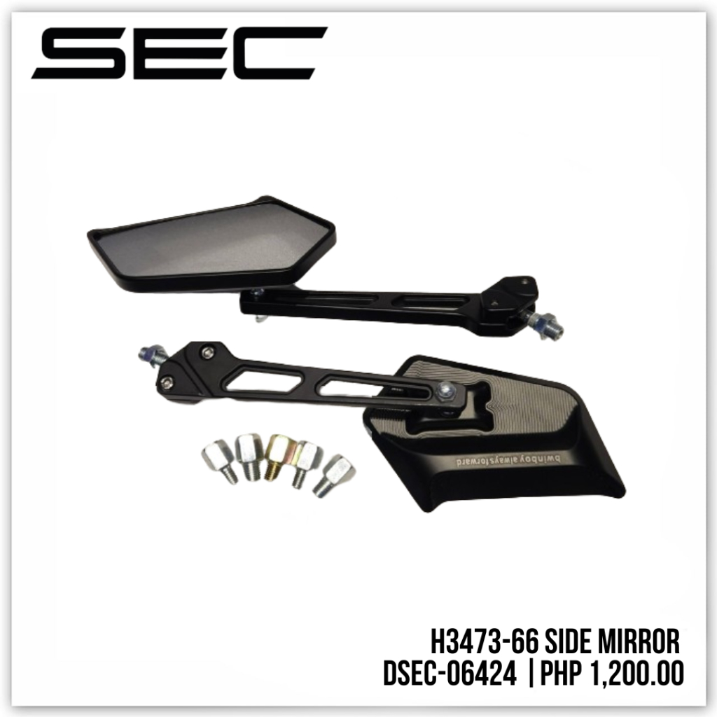 Sec Side Mirror for Motorcycle H3473-66 (DSEC-06424) | Shopee Philippines