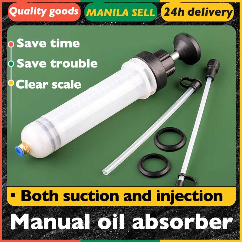 Oil Fluid Extractor & Filling Syringe Bottle Transfer Hand Pump ...