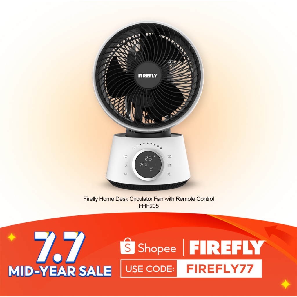 Firefly Home Desk Circulator Fan with Remote Control | Shopee Philippines