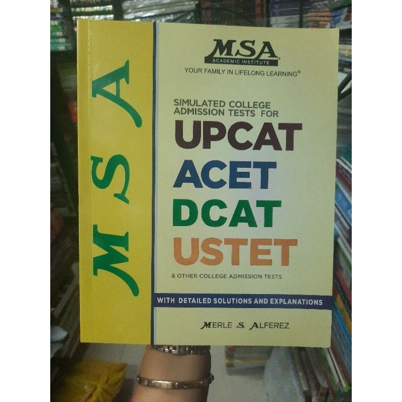 UPCAT ACET DCAT USTET & Others College Admission Tests 2024 (MSA ...