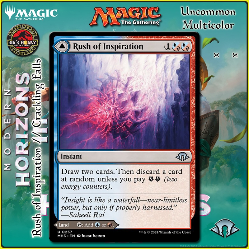 Rush of Inspiration // Crackling Falls x x Modern Horizons 3 Multicolor ...