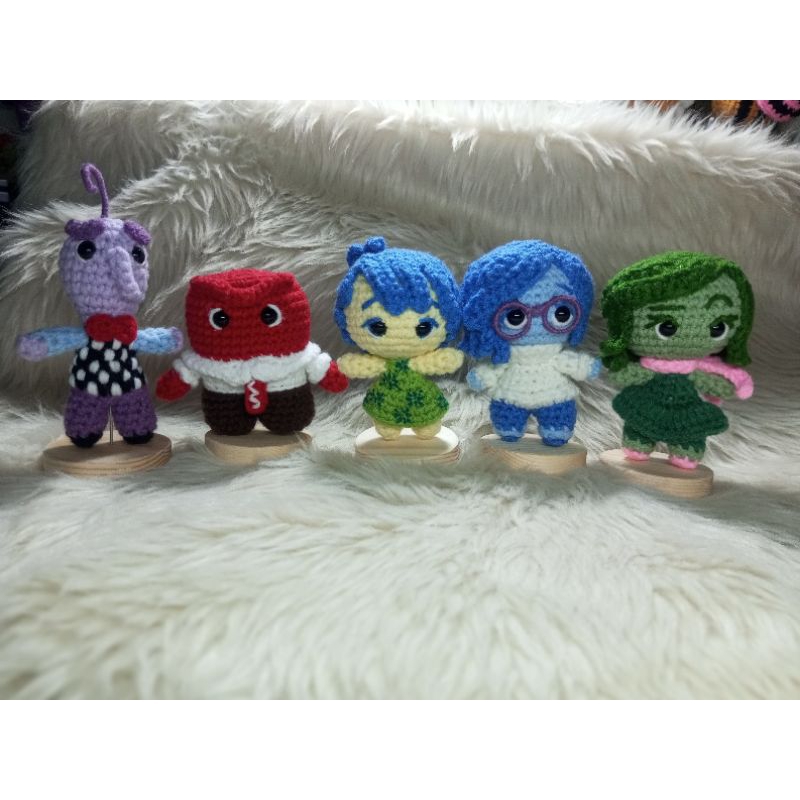 crochet Inside Out Characters | Shopee Philippines