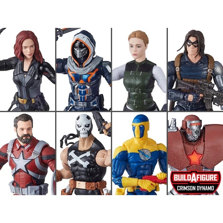 MARVEL LEGENDS BLACK WIDOW WAVE CRIMSON DYNAMO BAF WAVE SINGLES (SEALED ...