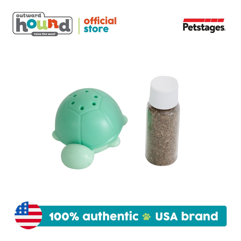 Petstages - Cat Toy [Wobble Turtle Catnip Diffuser Green] | Shopee ...