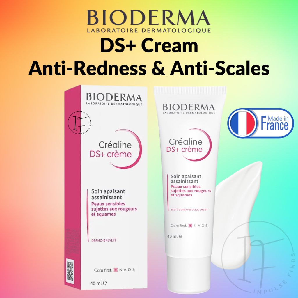 Bioderma Sensibio DS+ Cream 40ml For Red, Scaly Skin Prone to ...