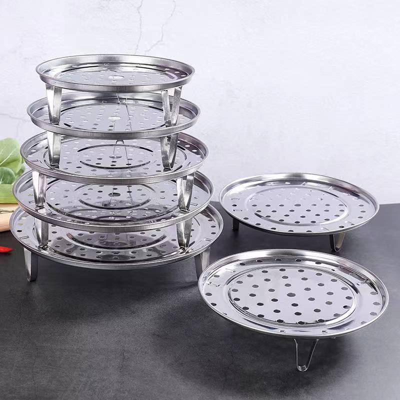 Stainless steel steamer rack kitchen ware plug-in soup pot steamer tray ...