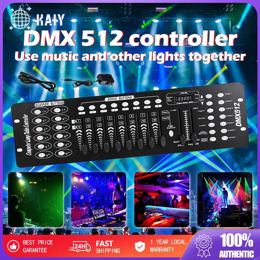 192 Stage lighting controller DMX 512 lighting console DJ Light Moving ...