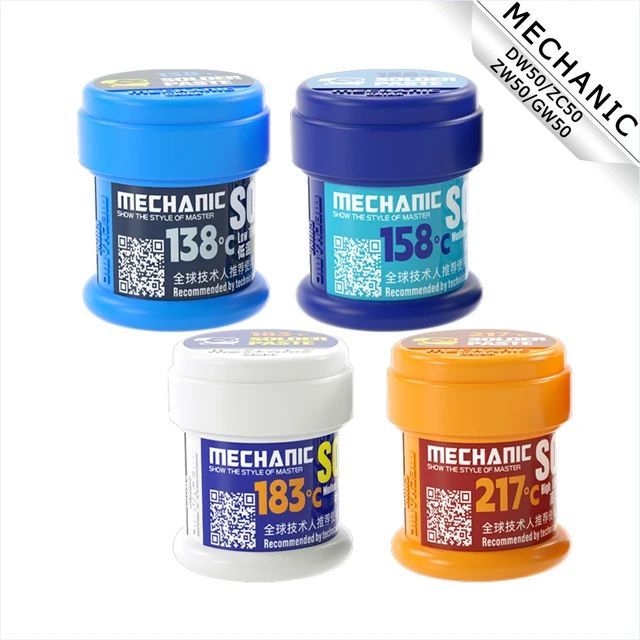 MECHANIC Original Solder Tin Paste 138C/158C/183C/217C Flux Soldering ...