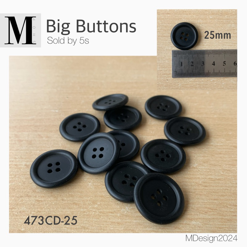 Big Buttons, 5 Piece Pack | Shopee Philippines