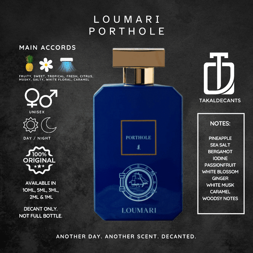 Loumari Porthole (1ml/2ml/3ml/5ml/10ml) TAKALDECANTS | Shopee Philippines